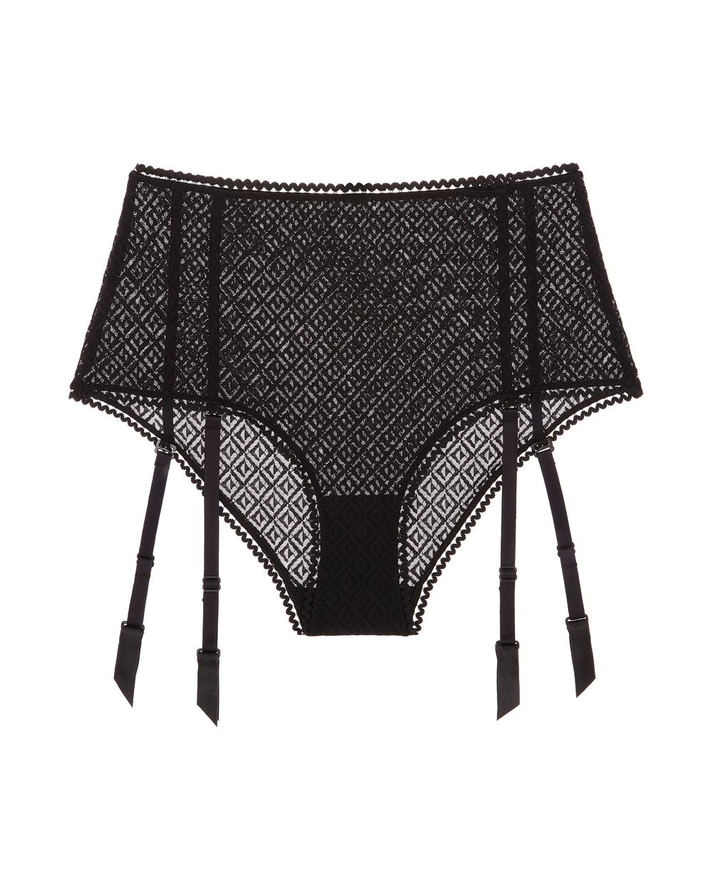 Betty High Waisted Brief with Removable Garters – Journelle
